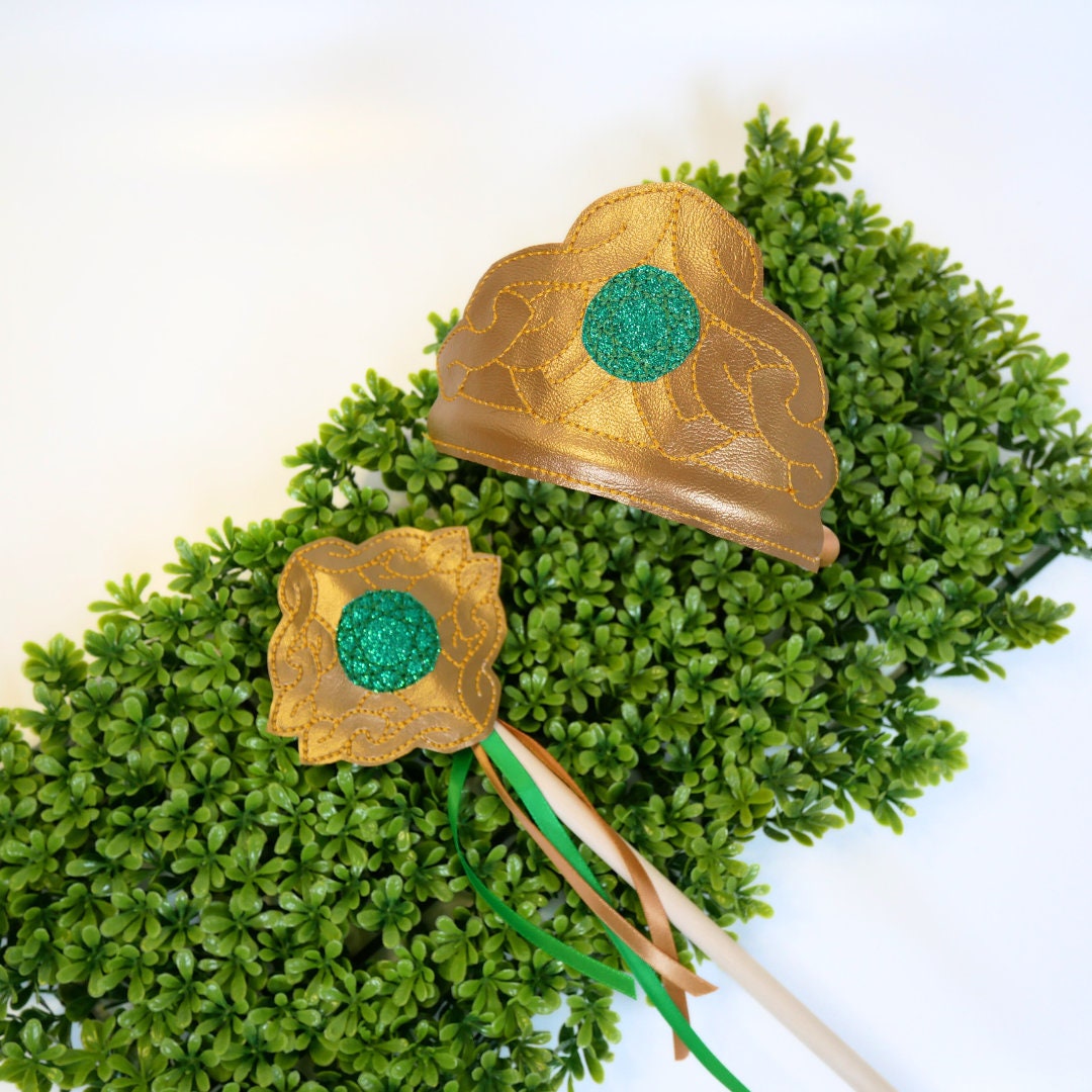 Scottish Princess Crown. Gold and Green Crown. Merida Inspired Crown ...
