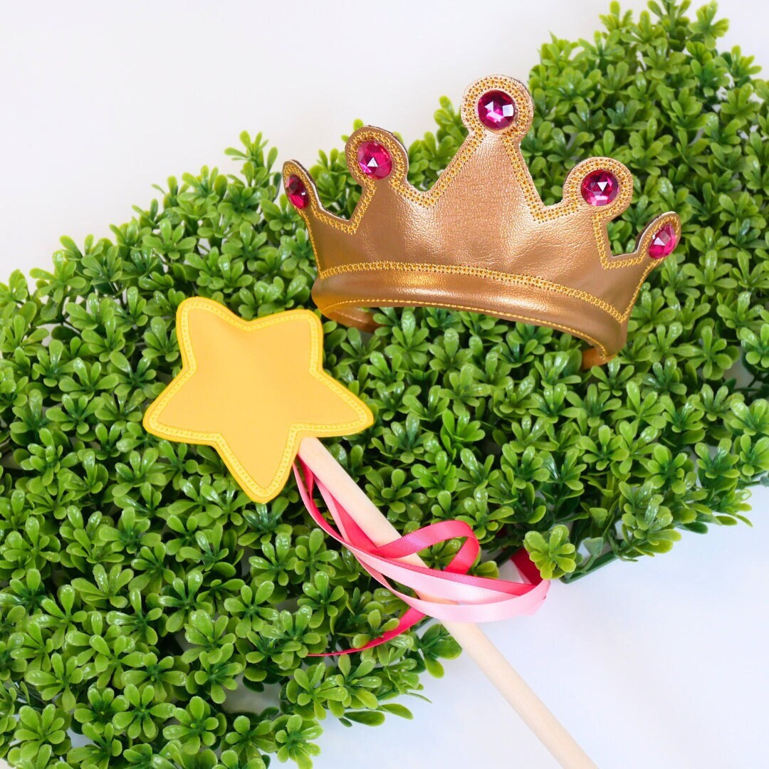 Pinkalicious Crown. Pink Gem Crown. Princess Crown. Star Wand. Costume ...