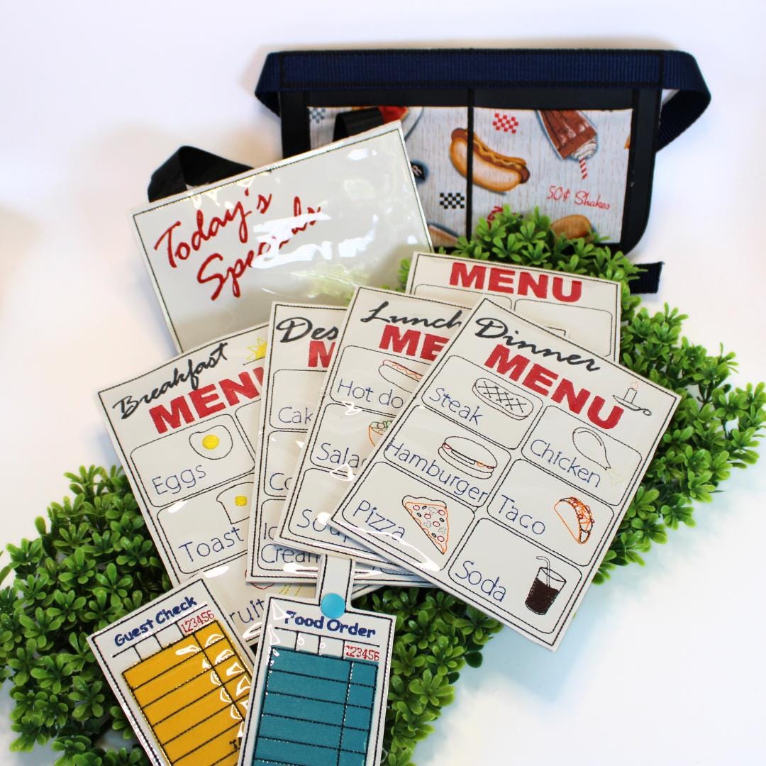 Diner Pretend Playset. Pretend Food. Pretend Play. Restaurant Play ...