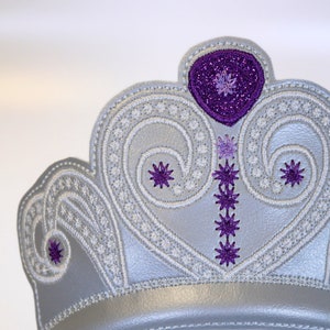 Silver and Purple Princess Crown. Sophia Inspired Crown. Costume ...