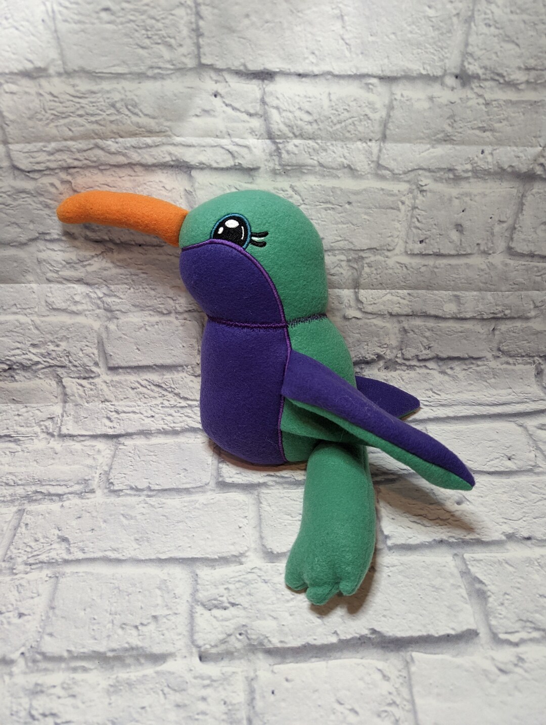 Hummingbird Stuffie. Hummingbird Plushie. Hummingbird Stuffed Animal ...