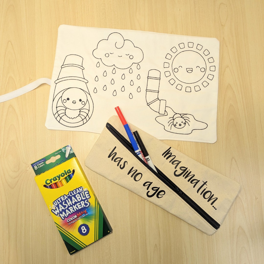 Itsy Bitsy Spider Coloring Mat. Restaurant Activity. Reusable Coloring ...