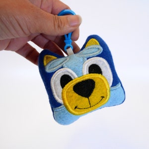 Bluey Inspired Keychain. Bluey Plush Keychain. Handmade Keychains ...