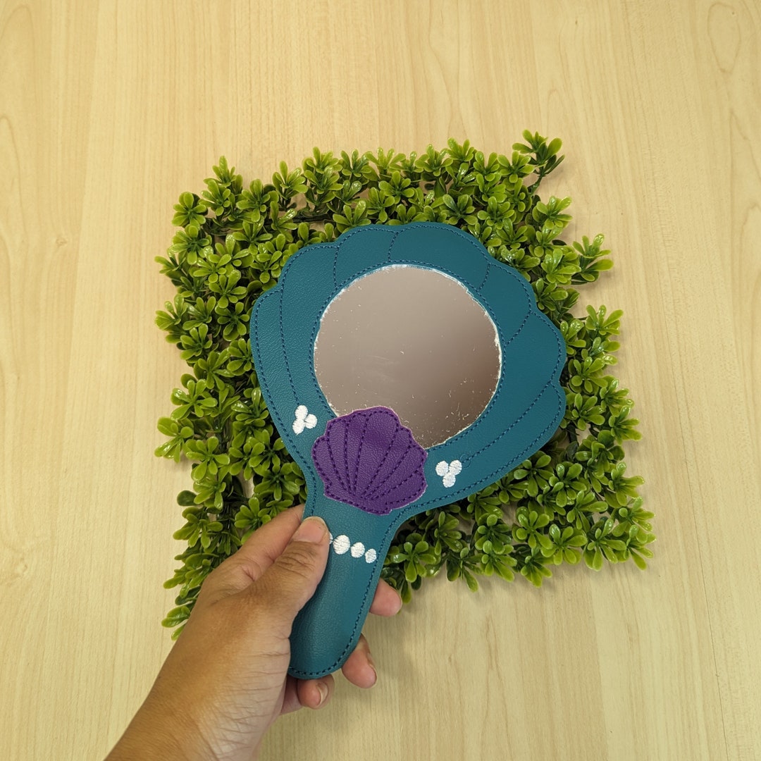 Mermaid Mirror. Teal Mirror. Costume Accessory. Pretend Play. Ariel ...
