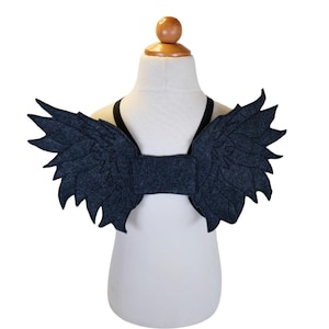 Flying Monkey Wings. Monkey Costume. Dark Grey Wings. Dress up Wings ...