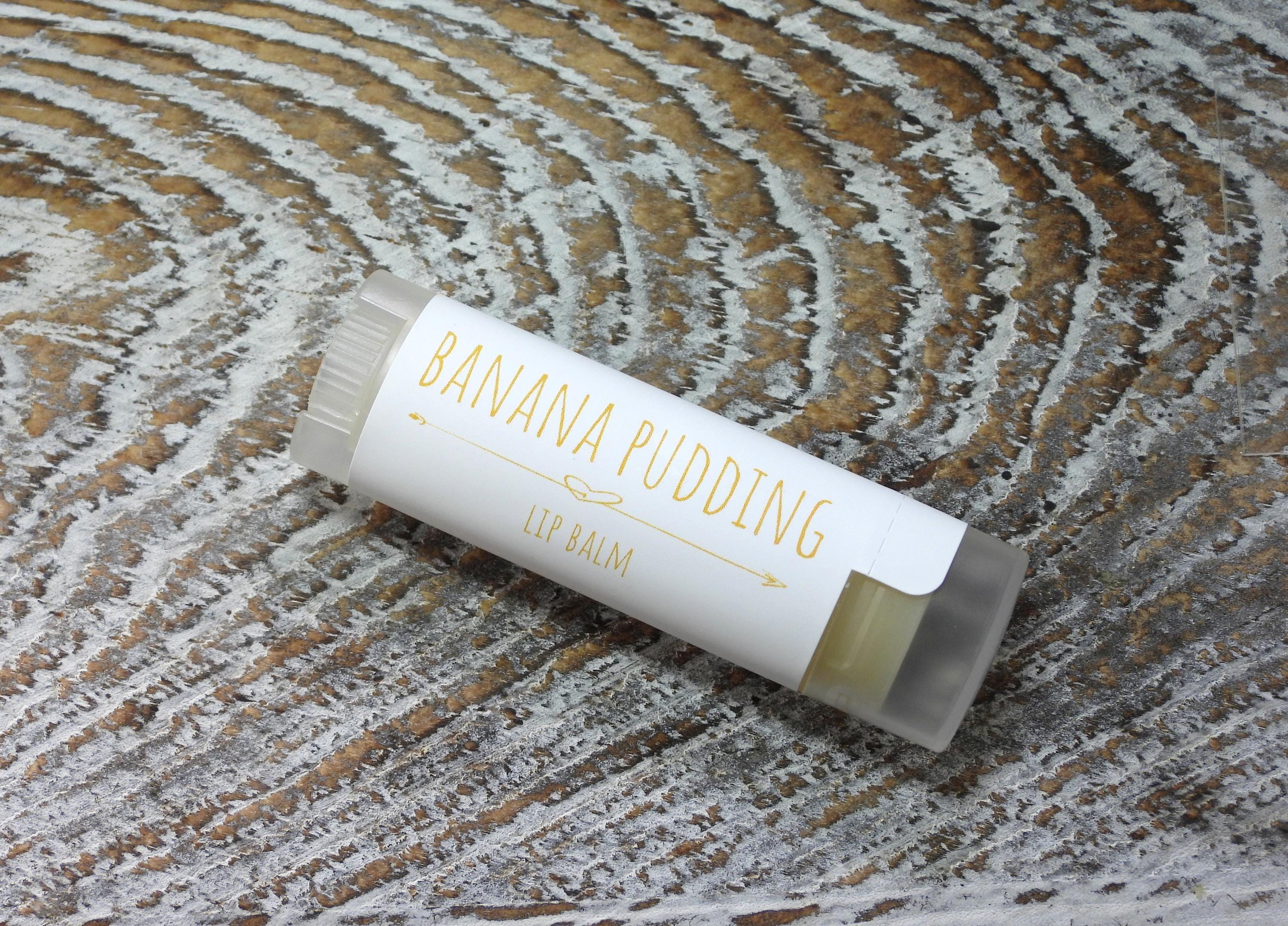 Banana Pudding Lip Balm, Organic Shea Butter, Maine Made - Etsy