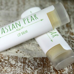Asian Pear Flavored Lip Balm, Pear Flavor, Lip Care, Asian Pear Lip ...
