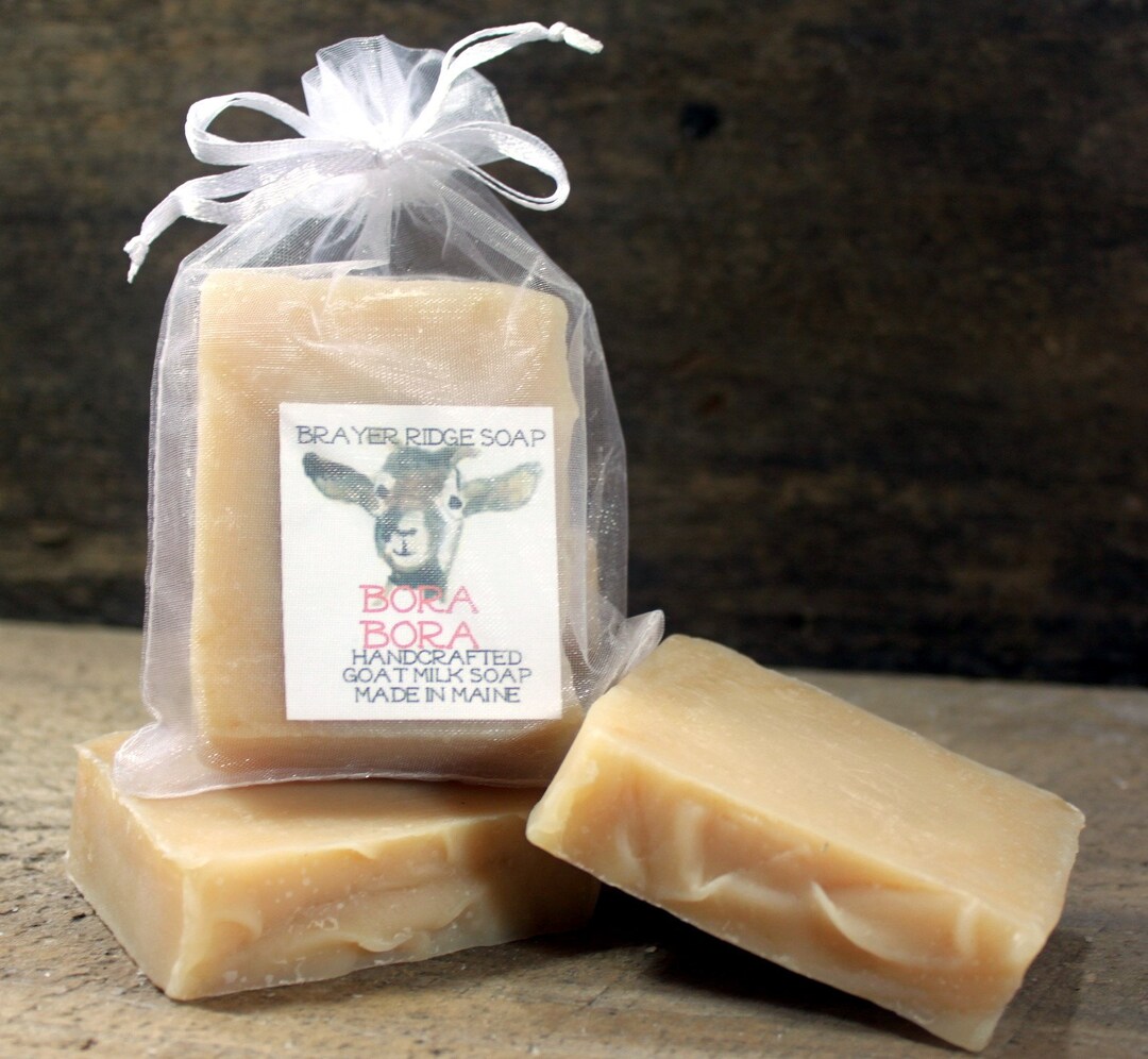 Bora Bora Scented Handcrafted Goat Milk Soap, Made in Maine , Bath and ...