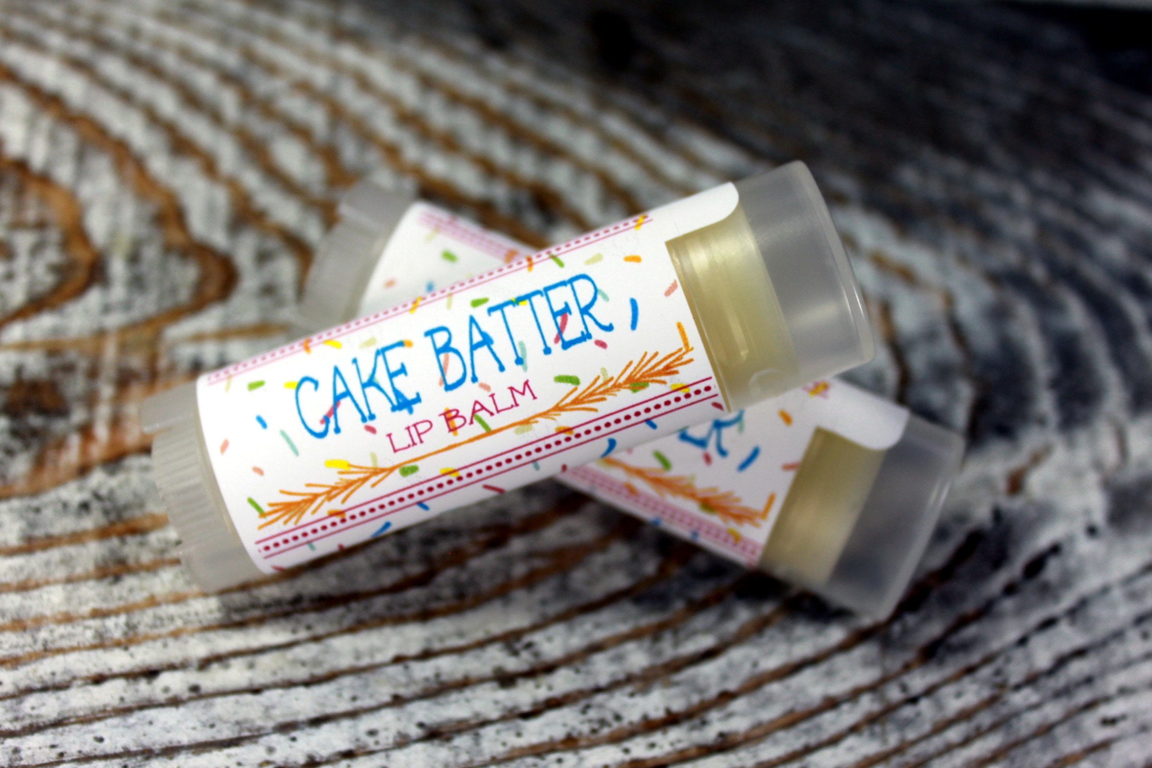 Cake Batter Flavored Handcrafted Lip Balm Vanilla Cake | Etsy