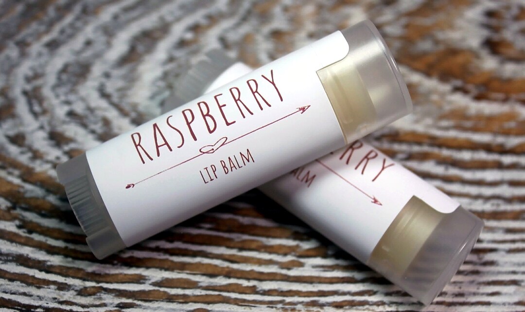 Raspberry Handcrafted Lip Balm, Flavored Lip Care, Natural Lip Balm ...