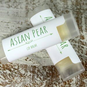 Asian Pear Flavored Lip Balm, Pear Flavor, Lip Care, Asian Pear Lip ...