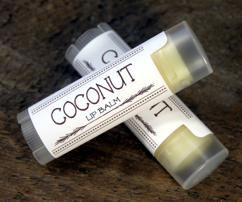 Coconut Flavored Handcrafted Lip Balm Coconut Flavor | Etsy