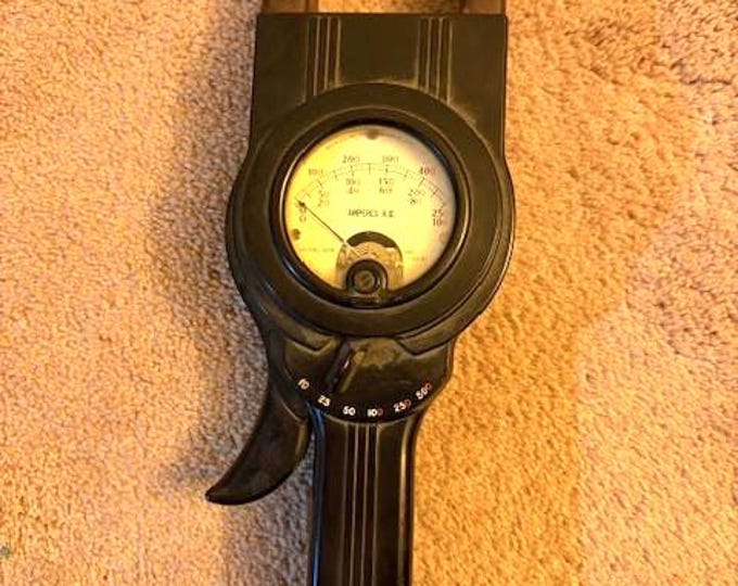 Vintage Ammeter - Etsy