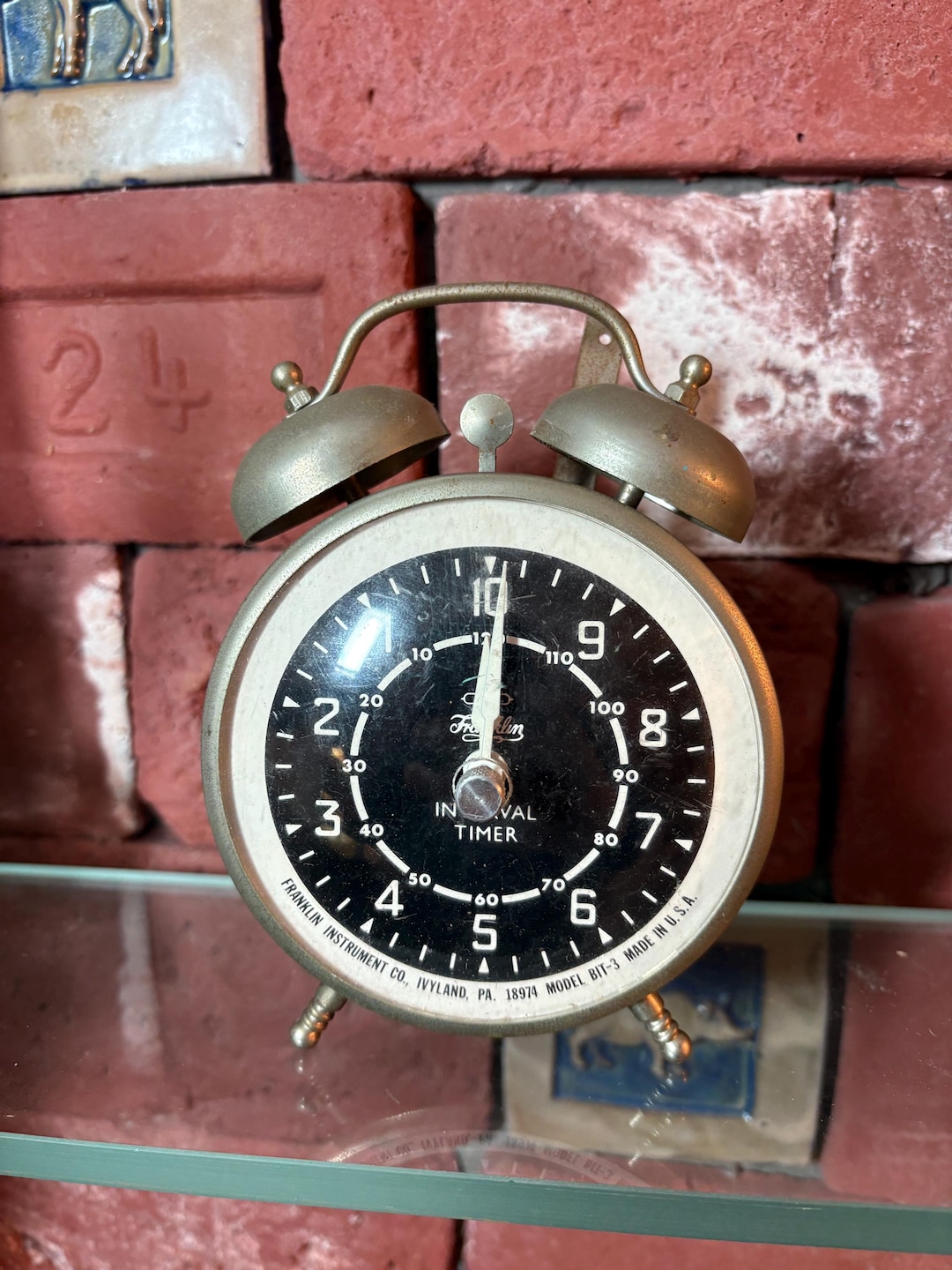 Vintage Franklin Interval Timer | Industrial Wind-up Alarm Clock - Etsy