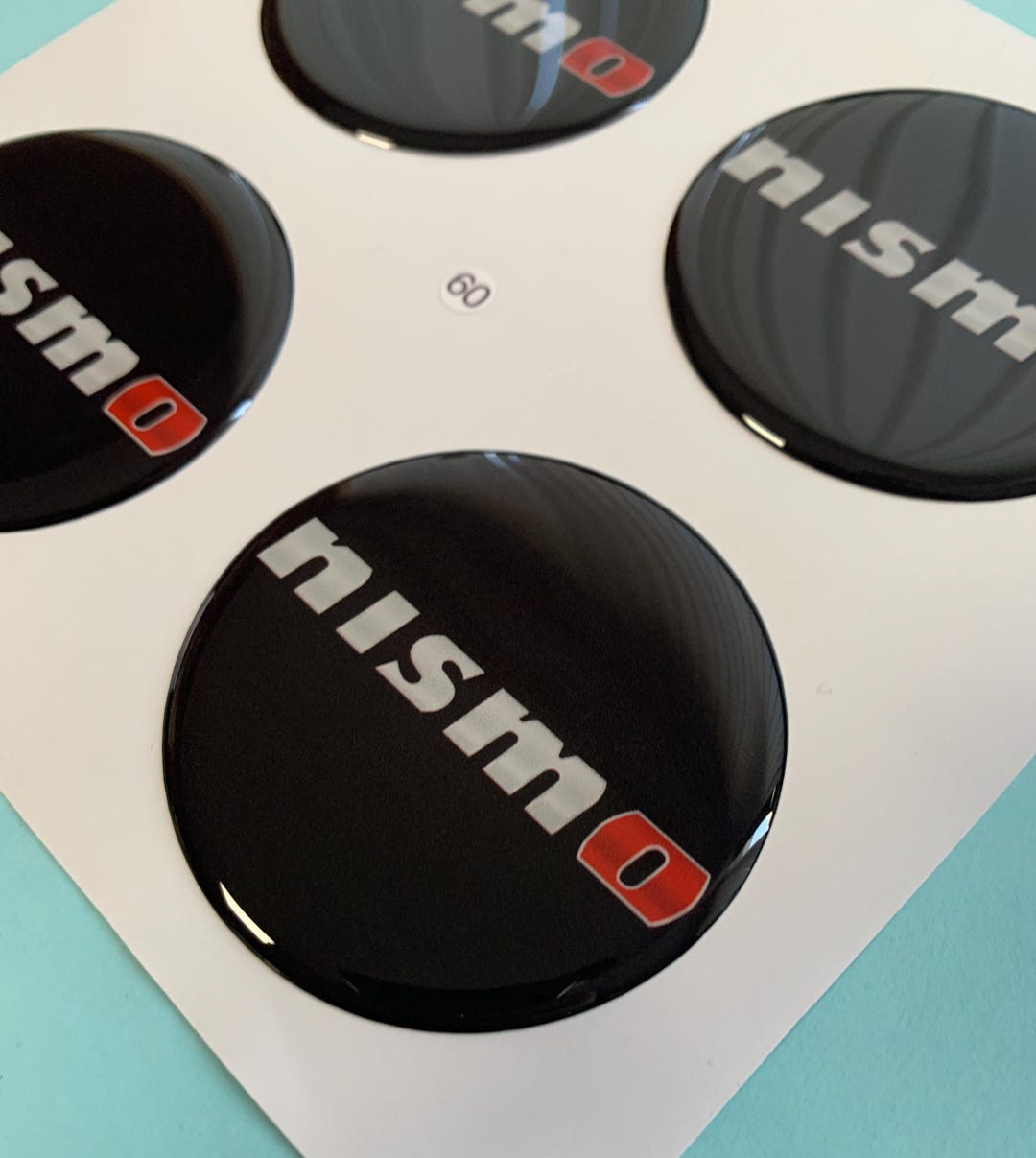 Set of 4 Epoxy Resin Stickers for Center Caps on Nismo Car Rims || All ...