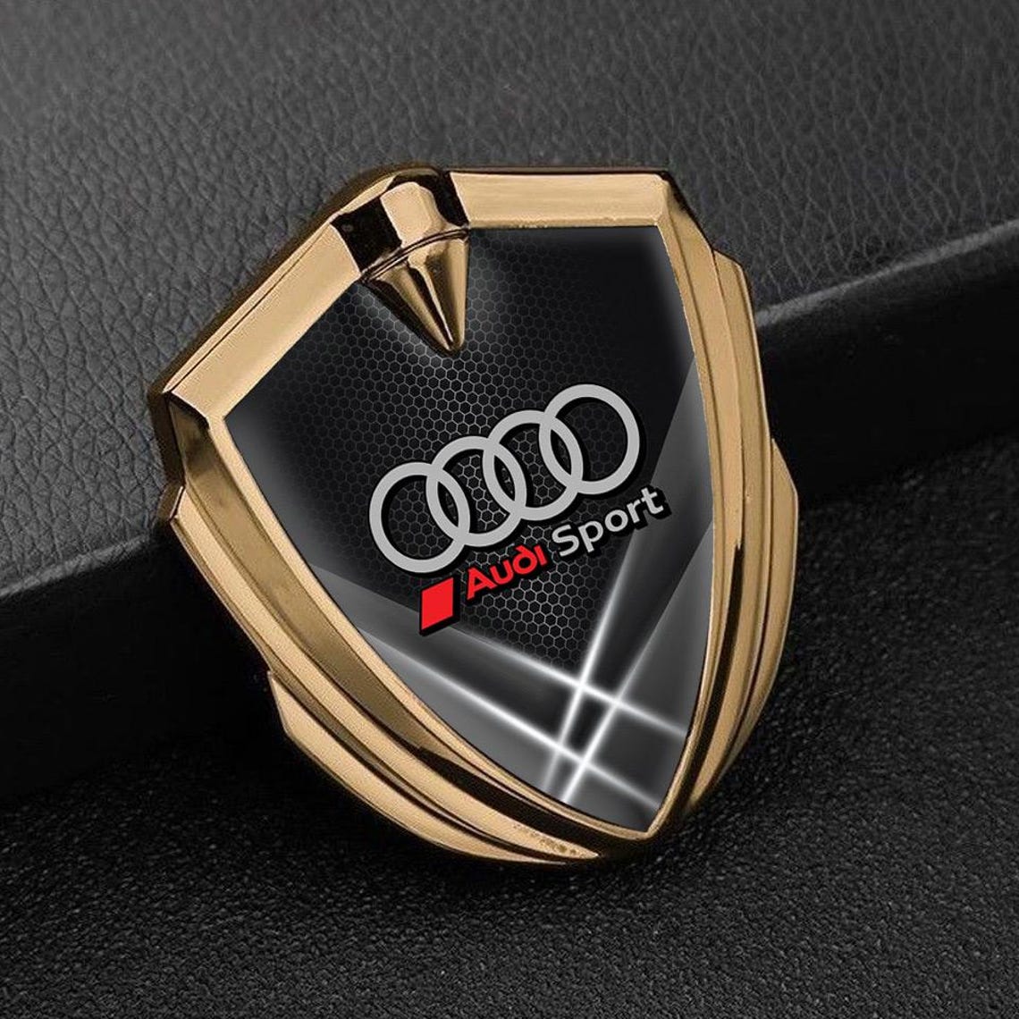 Metal Shield Sticker for Car Tuning Audi Logo / Interior-exterior ...