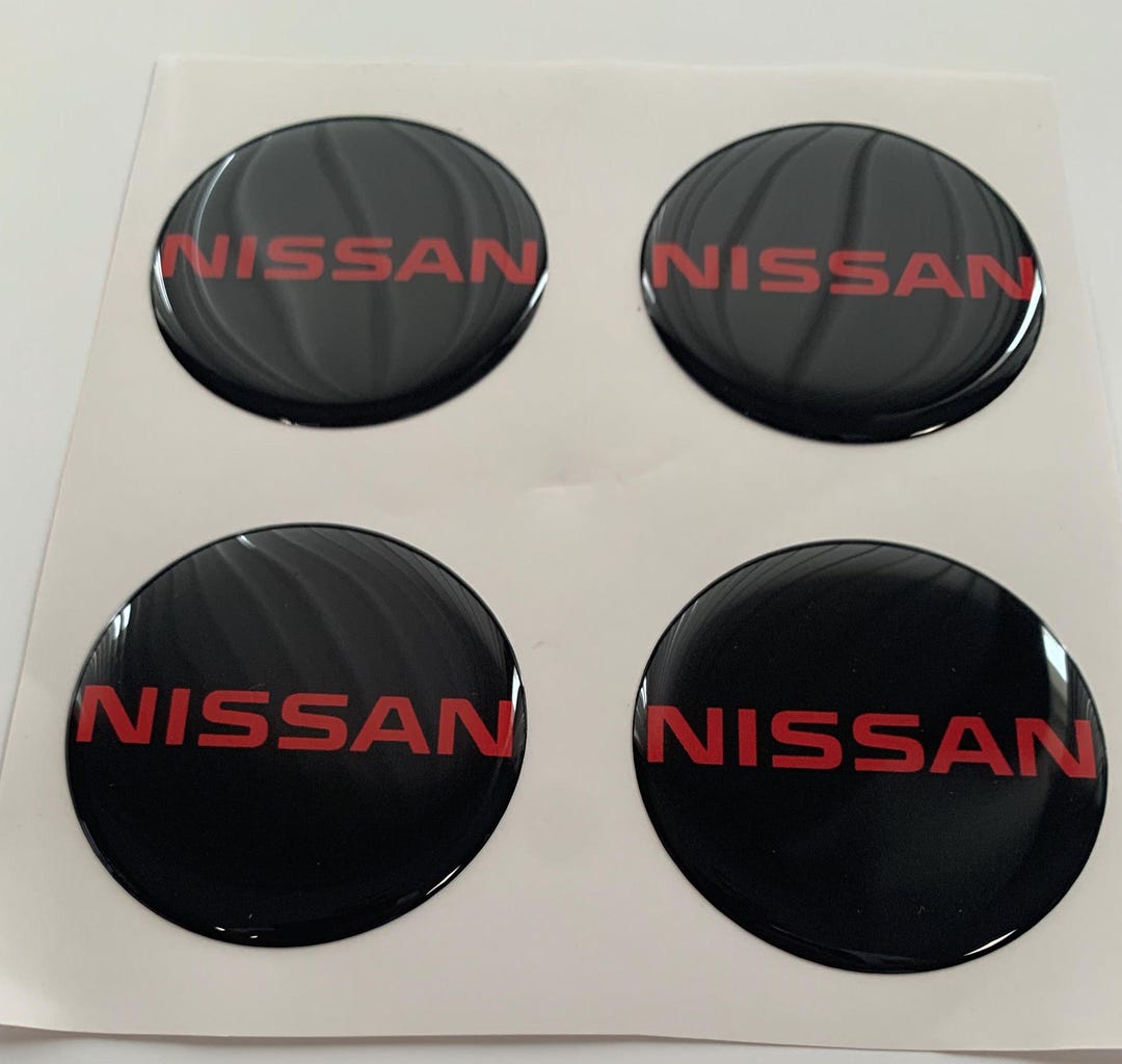 Set of 4 Epoxy Resin Stickers for Center Caps on Logo Car Rims || All ...