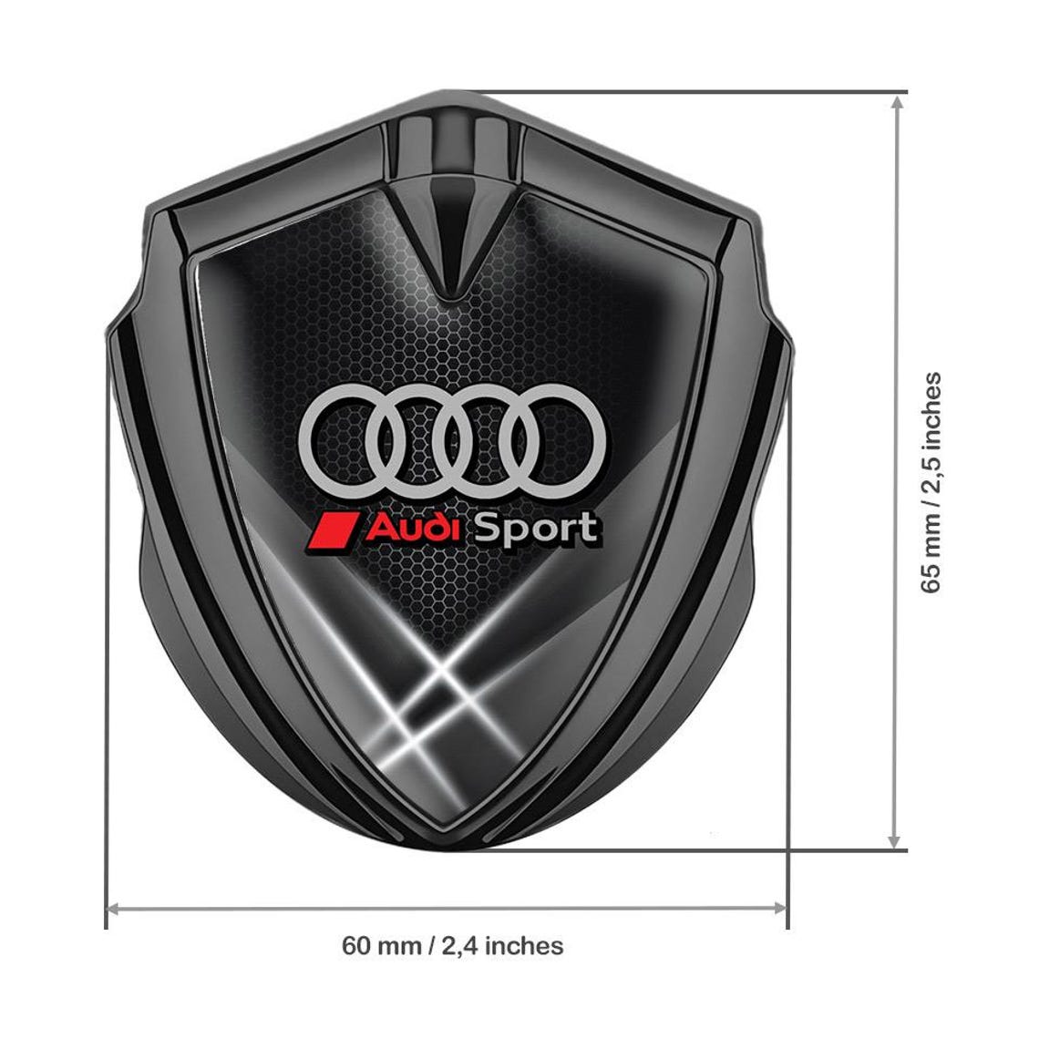 Metal Shield Sticker for Car Tuning Audi Logo / Interior-exterior ...