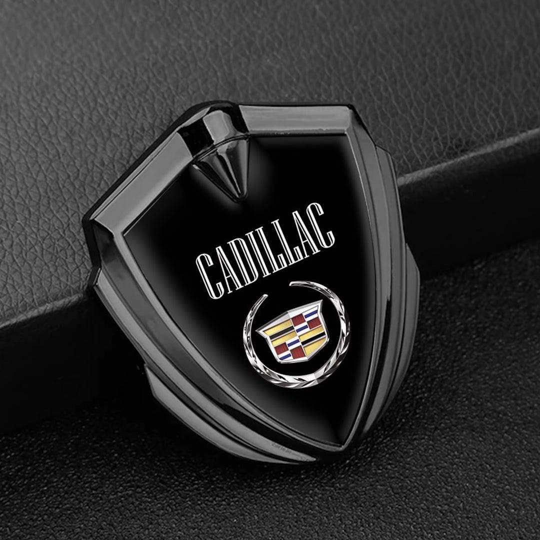 Metal Shield Sticker for Car Tuning Cadillac Logo / Interior-exterior ...