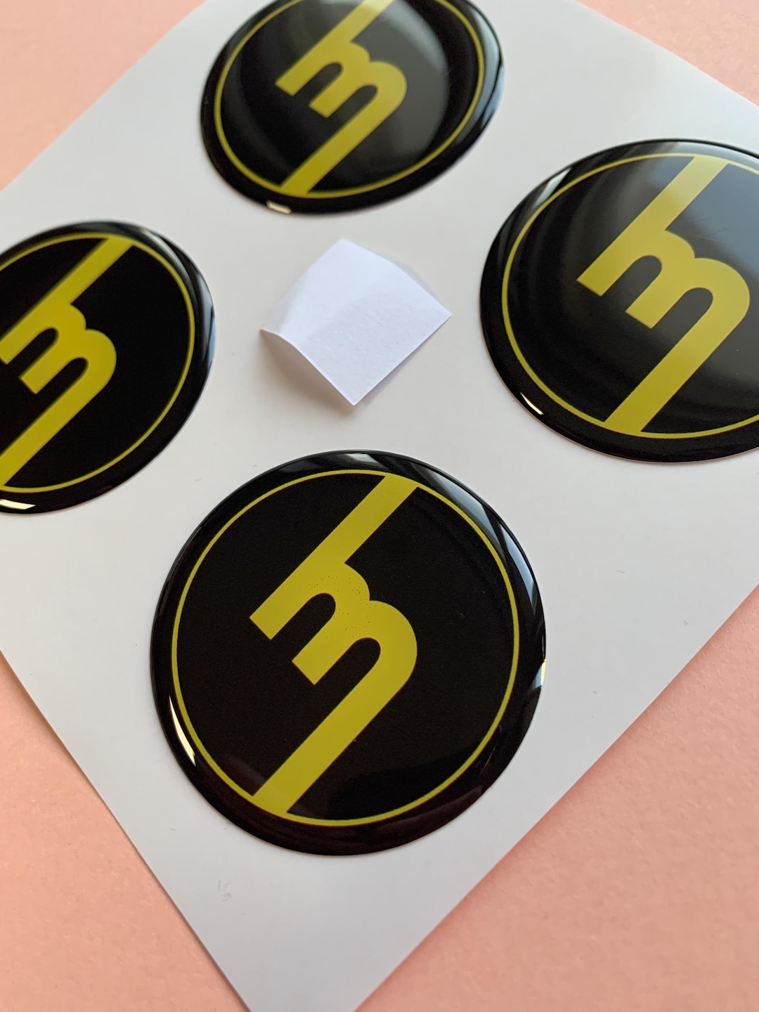 Set of 4 Epoxy Resin Stickers for Center Caps on Mazda Car Rims || All ...