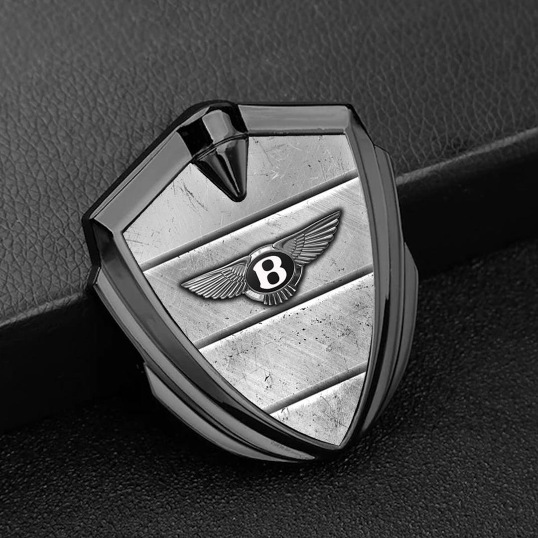 Metal Shield Sticker for Car Tuning Bentley Logo/ Interior-exterior ...