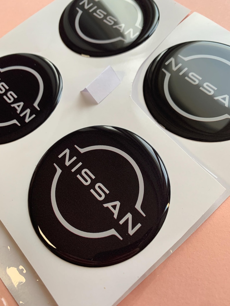 Set of 4 Epoxy Resin Stickers for Center Caps on Logo Car Rims || All ...