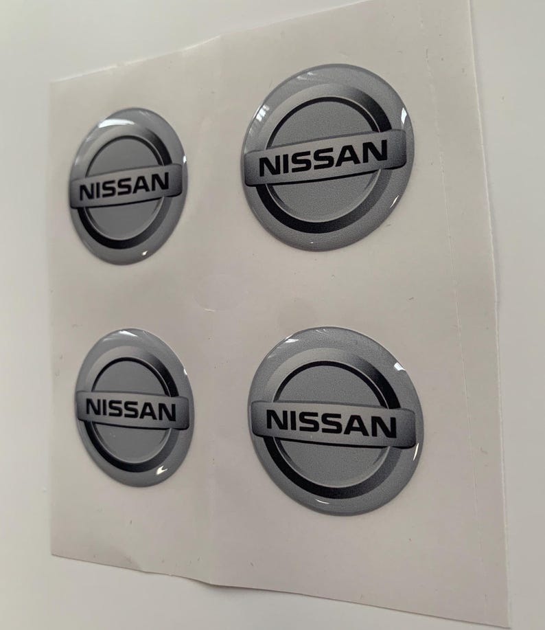 Set of 4 Epoxy Resin Stickers for Center Caps on Logo Car Rims || All ...