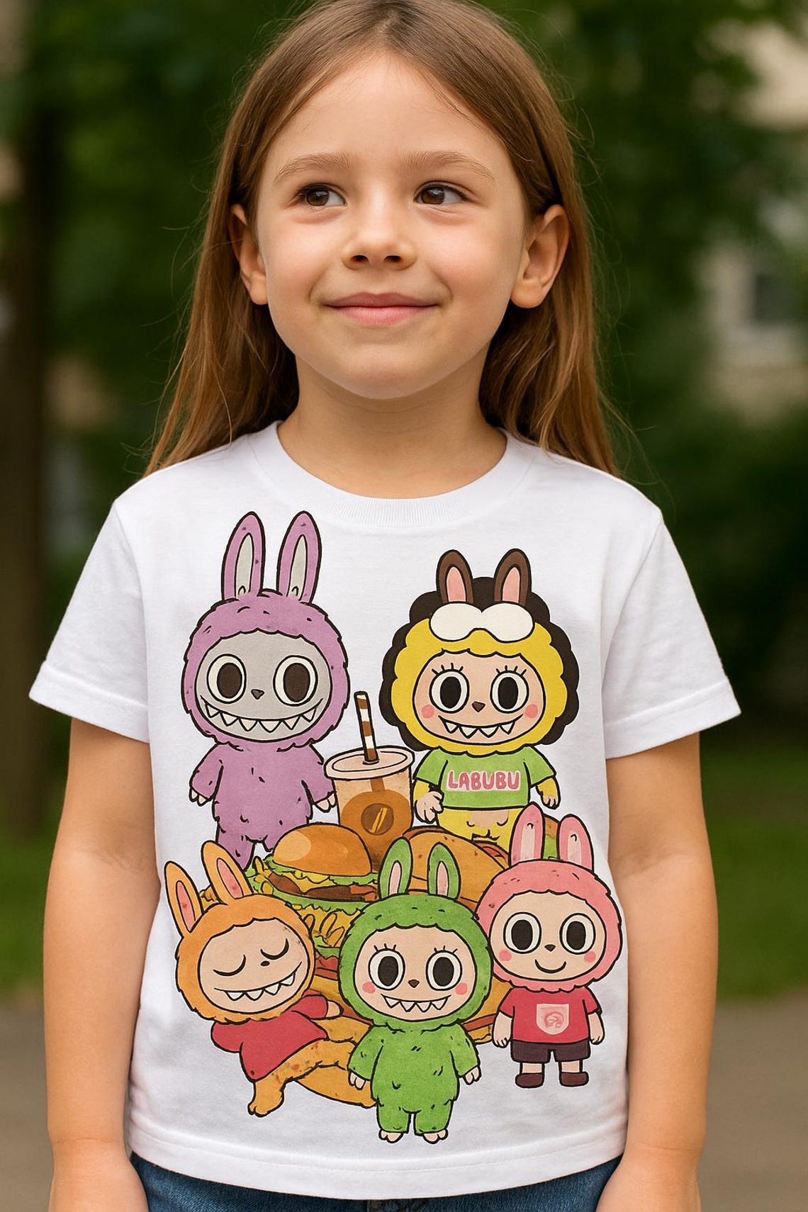 Labubu Graphic Tee - Adorable Rabbit Onesie Characters, Gift for Fans ...