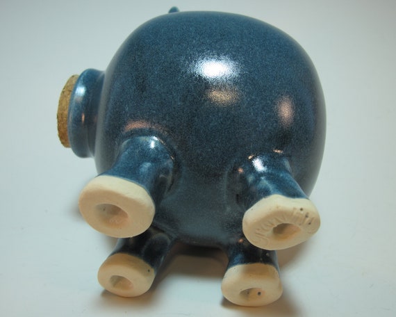 Pottery Bank Pottery Sheep Child COIN Bank Christening Gift Handmade ...