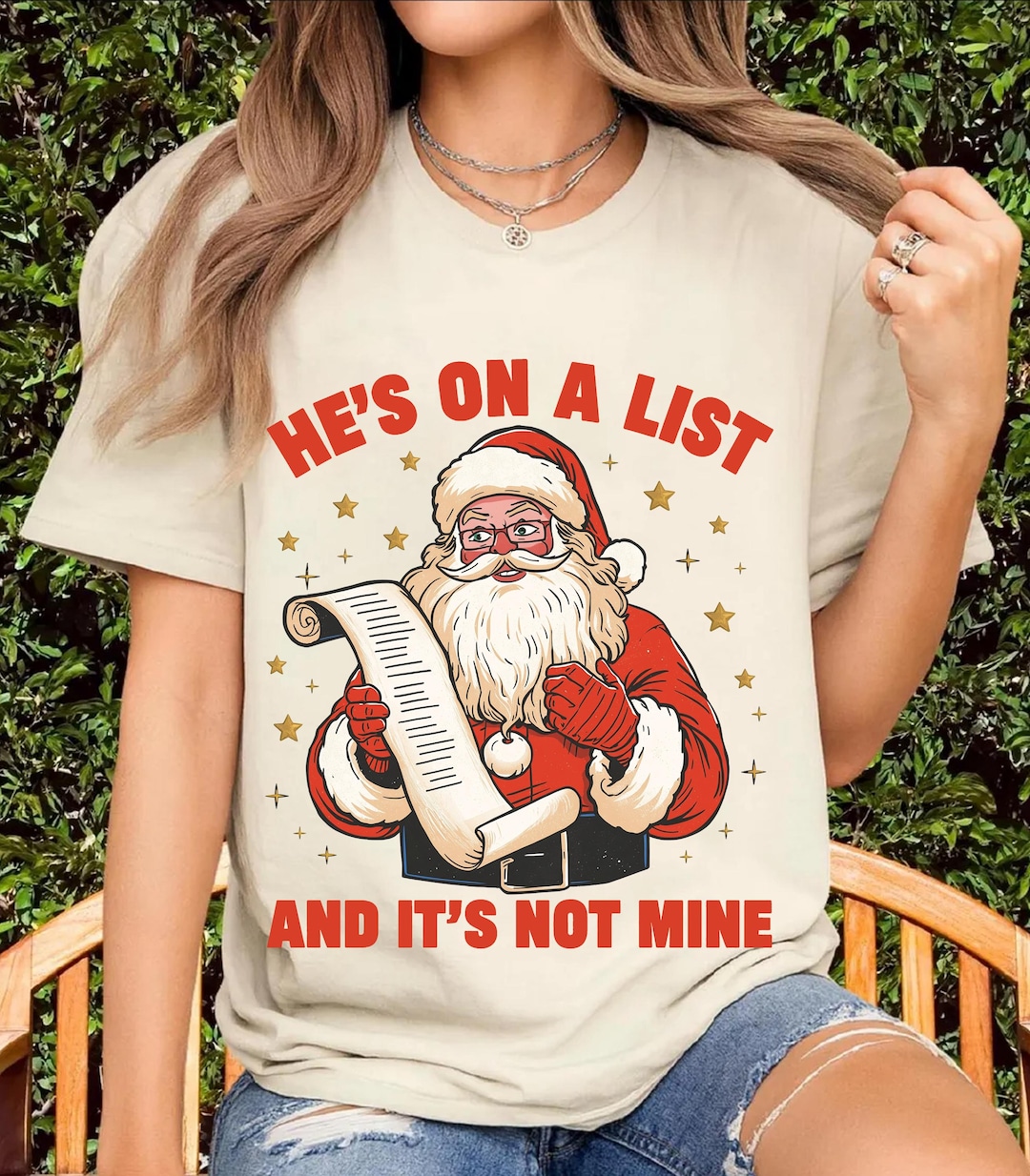 He's on a List and It's Not Mine Funny Anti Trump Christmas Png ...