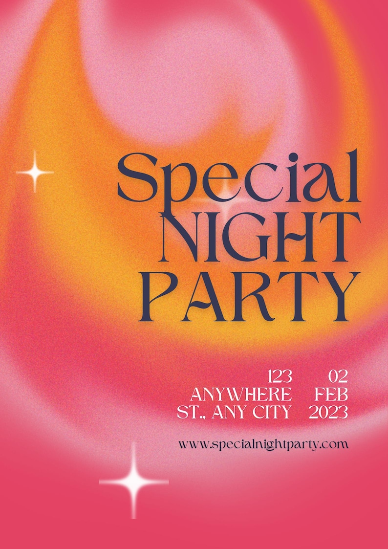 Event Poster, Customizable Poster, Editable Event, Canva Poster ...