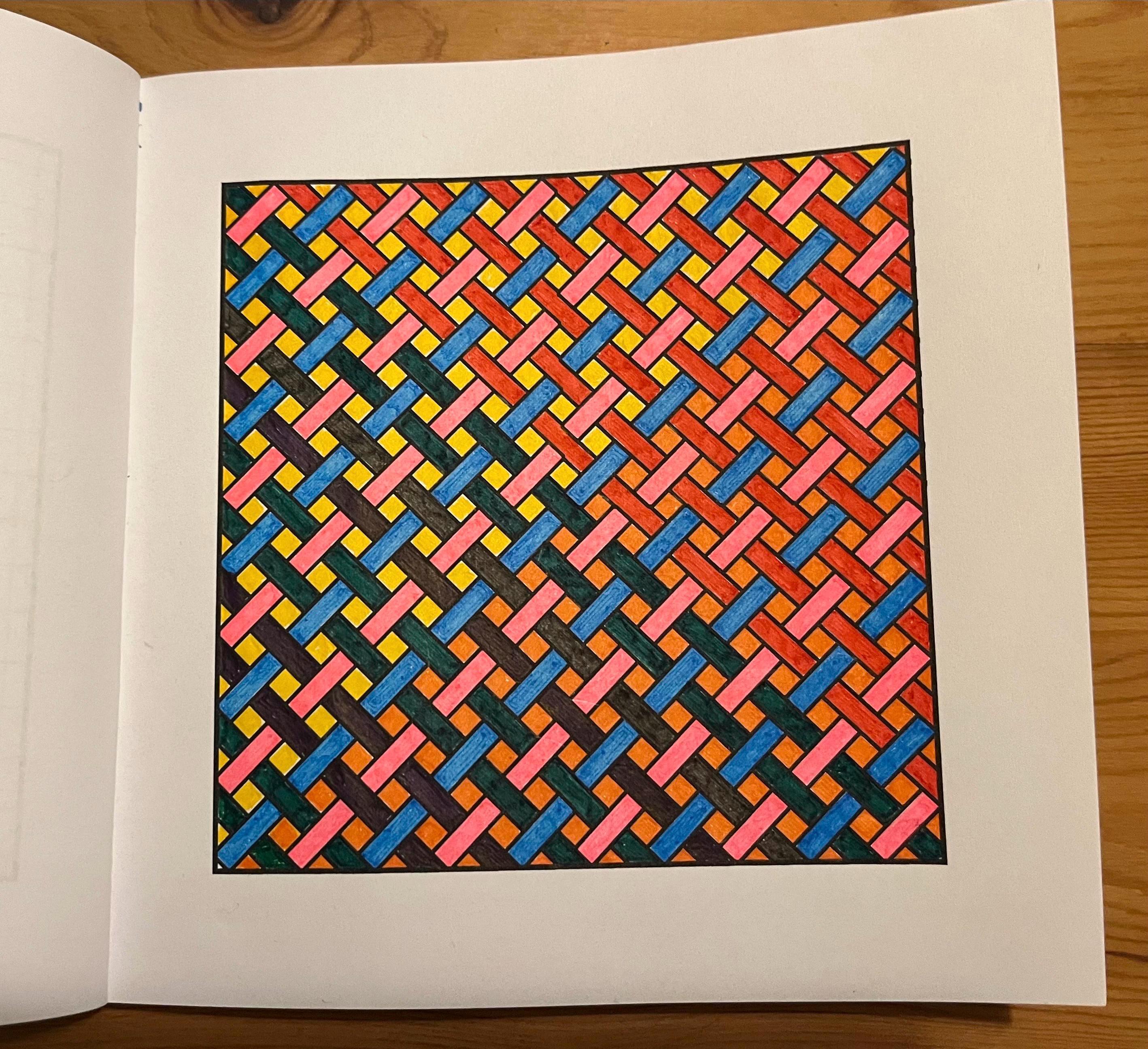 Patterns in Every Shade: A Geometric Colouring Journey - Etsy