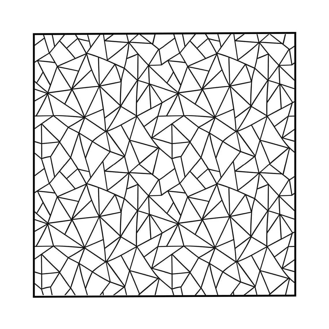 Patterns in Every Shade: A Geometric Colouring Journey - Etsy