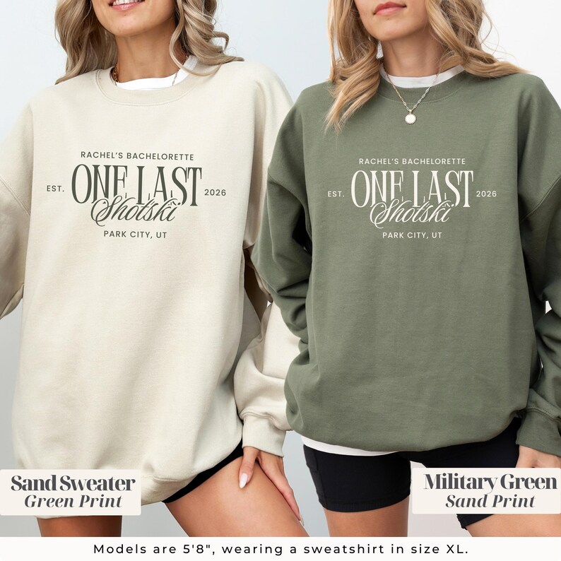 Custom Skiing Bachelorette Sweatshirt, Winter Bach Party Sweater ...