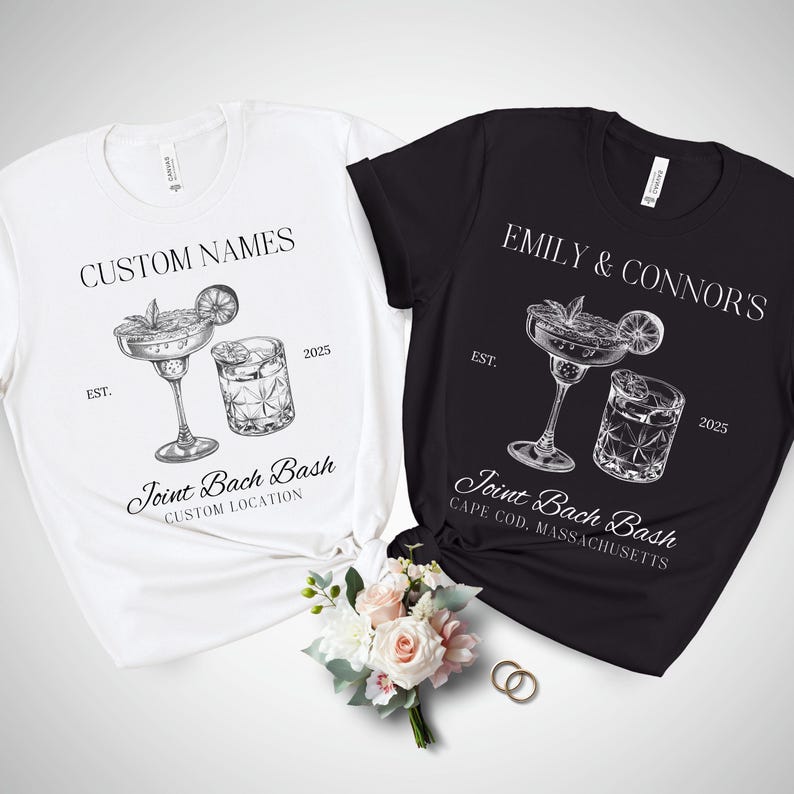 Joint Bachelor Bachelorette Shirt, Wedding Party Tshirt, Bridal Party ...