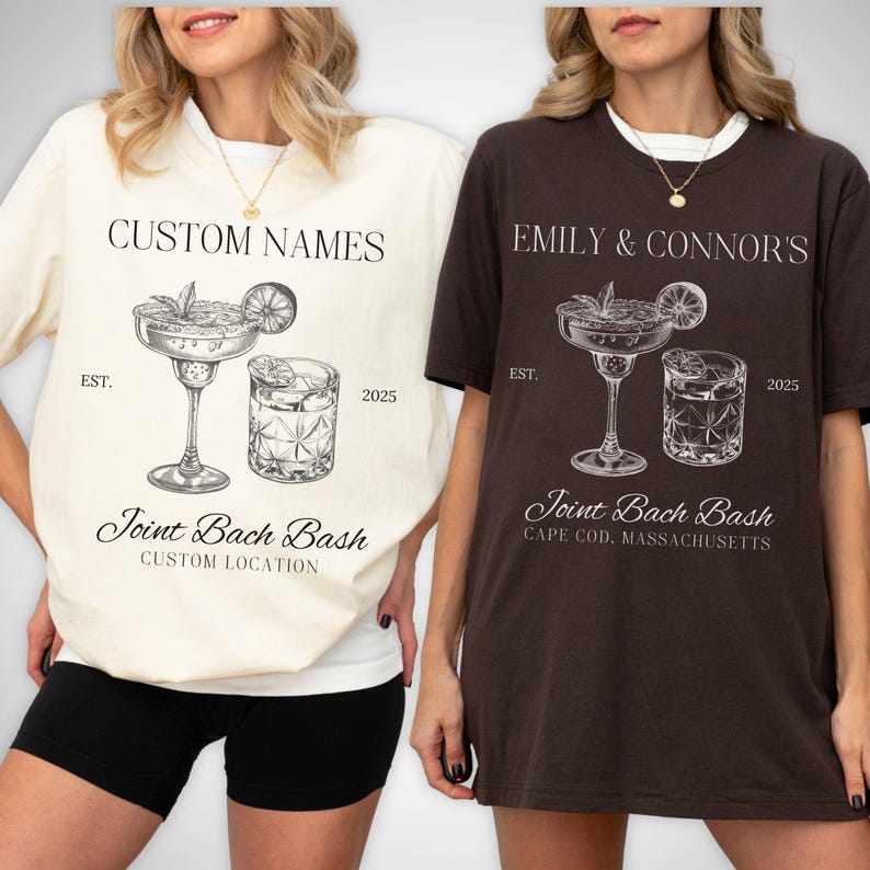 Joint Bachelor Bachelorette Shirt, Wedding Party Tshirt, Bridal Party ...
