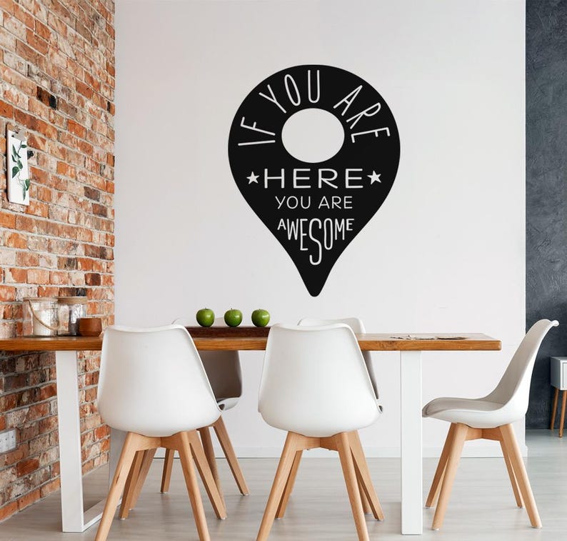 You Are Here Vinyl Decal: Motivational, Positive Classroom Decor - Etsy