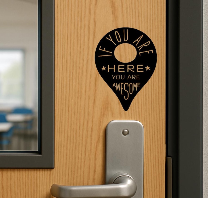 You Are Here Vinyl Decal: Motivational, Positive Classroom Decor - Etsy