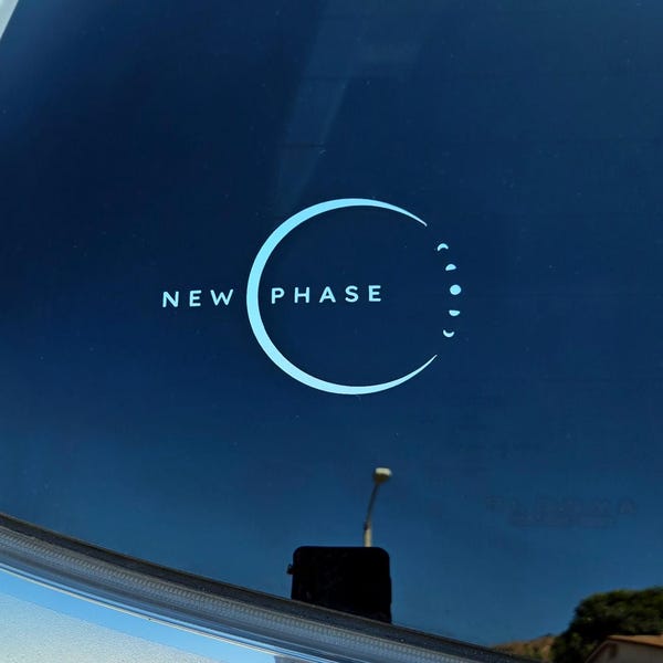 Boho Moon Vinyl Decals - Etsy