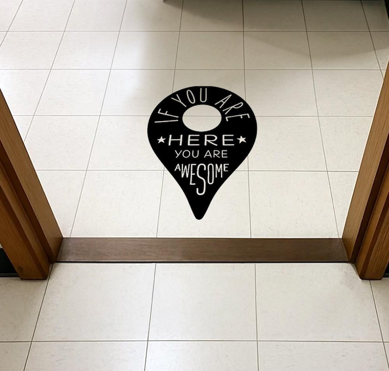 You Are Here Vinyl Decal: Motivational, Positive Classroom Decor - Etsy