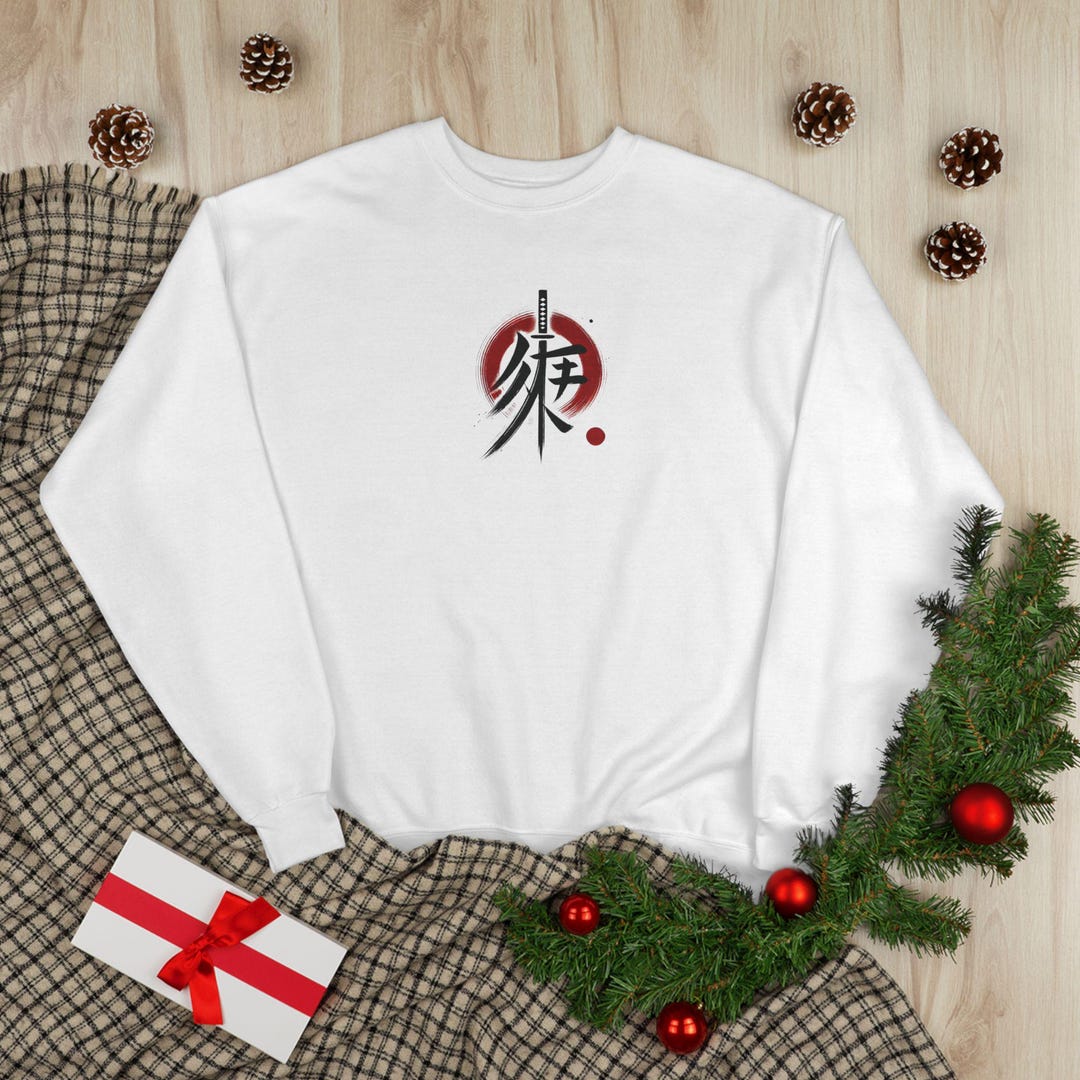 Katana Kanji Shirt Japanese Calligraphy Tee Samurai Symbol Tshirt ...