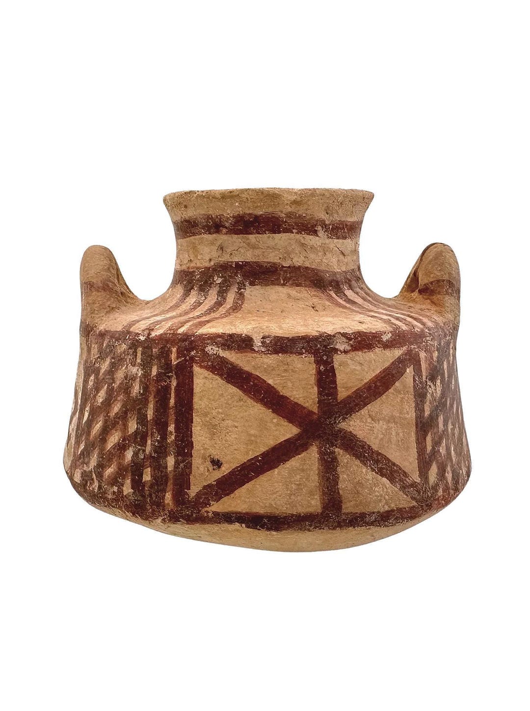 Ancient Terracotta Pyxis Locally Manufactured After the Mycenaean ...