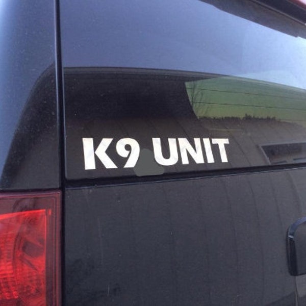 K9 Unit - Etsy