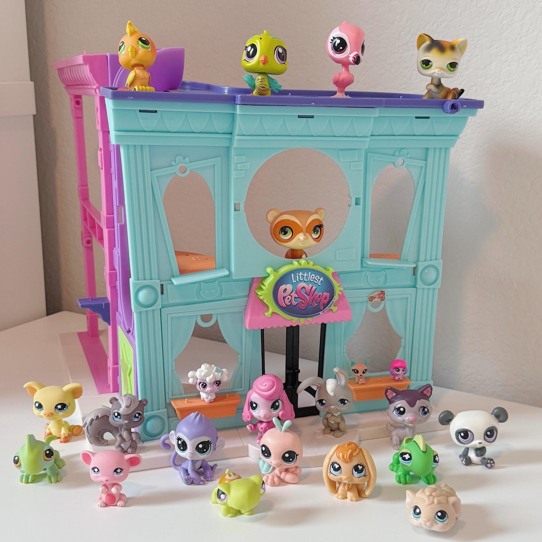 Littlest Pet Shop LPS City Playset House Mixed Gens 20 Pets + Minis - Etsy