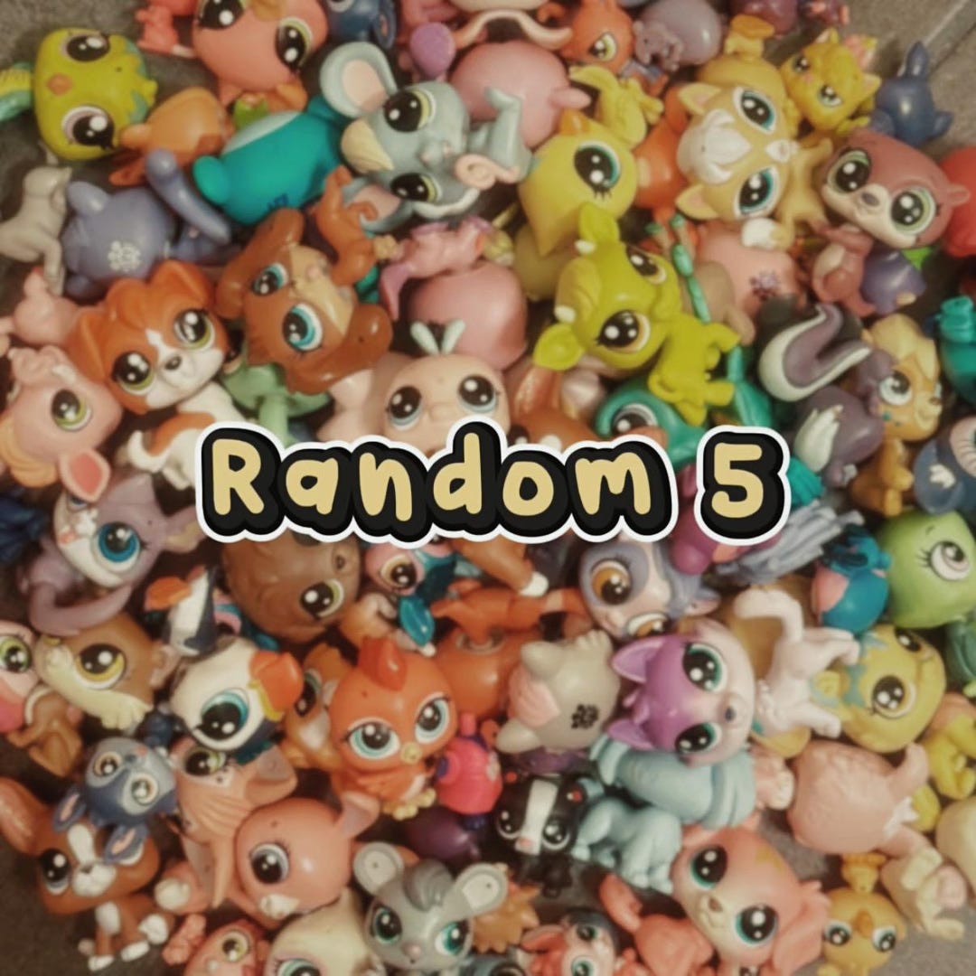 Littlest Pet Shop Gen 4-6 LPS Hasbro Random 5 - Etsy