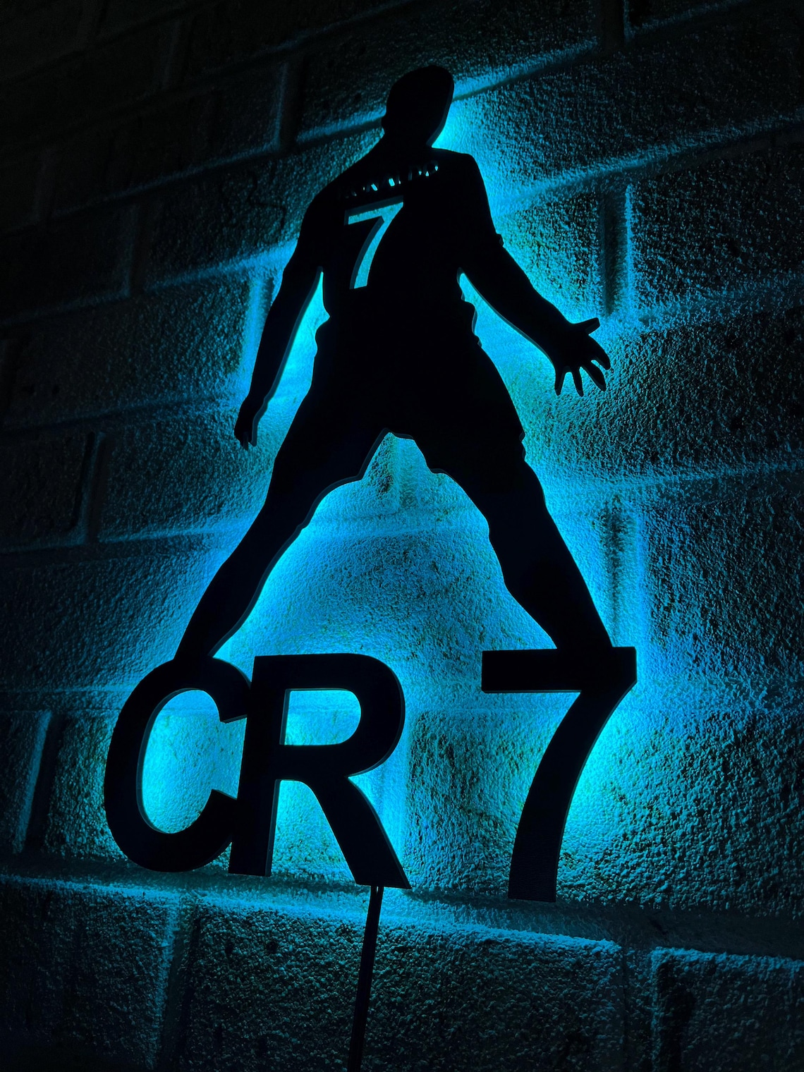 Cristiano Ronaldo LED Wall Decor | CR7 Siu Celebration, Custom Soccer ...