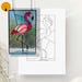PNF178 Flamingo Stained Glass Pattern , Pink Bird Suncatcher Design ...