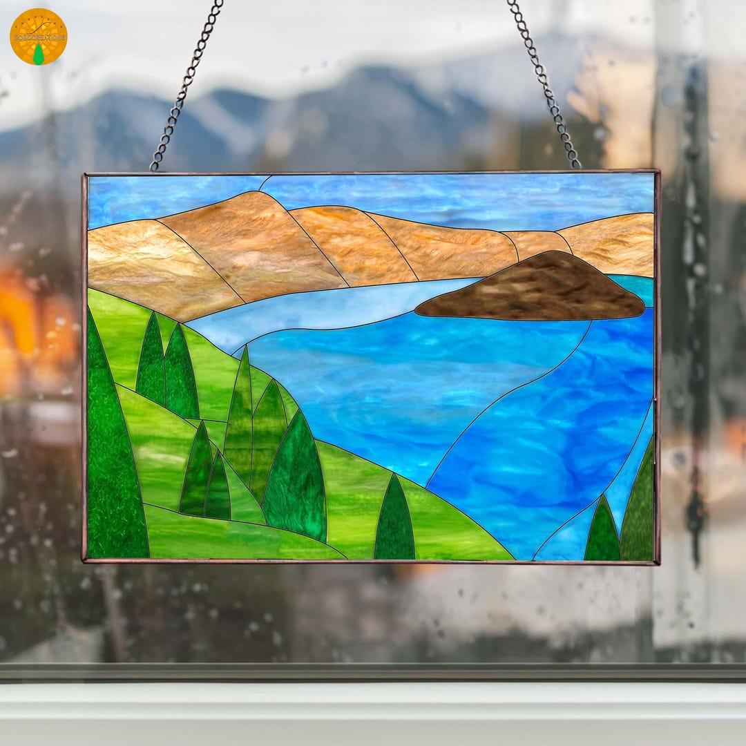 Stained Glass NP32 Everglades National Park Landscape Digital File ...