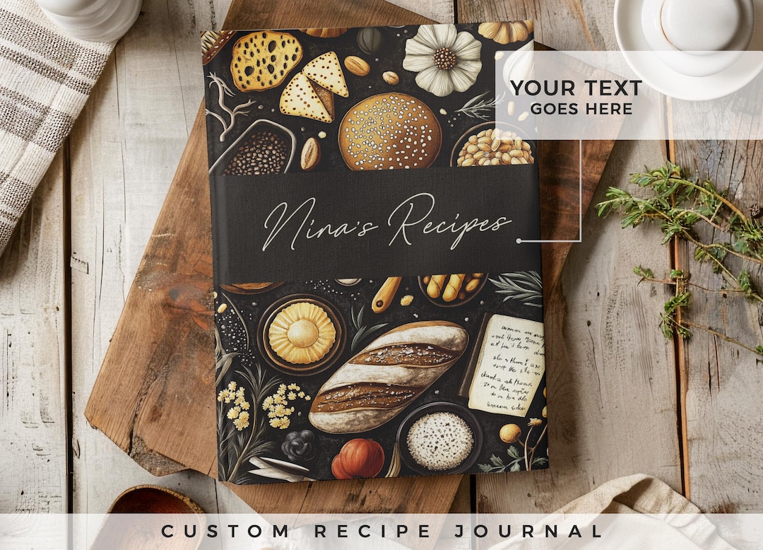 Customizable Recipe Book. 140 Recipes! A Personalized Recipe Journal ...