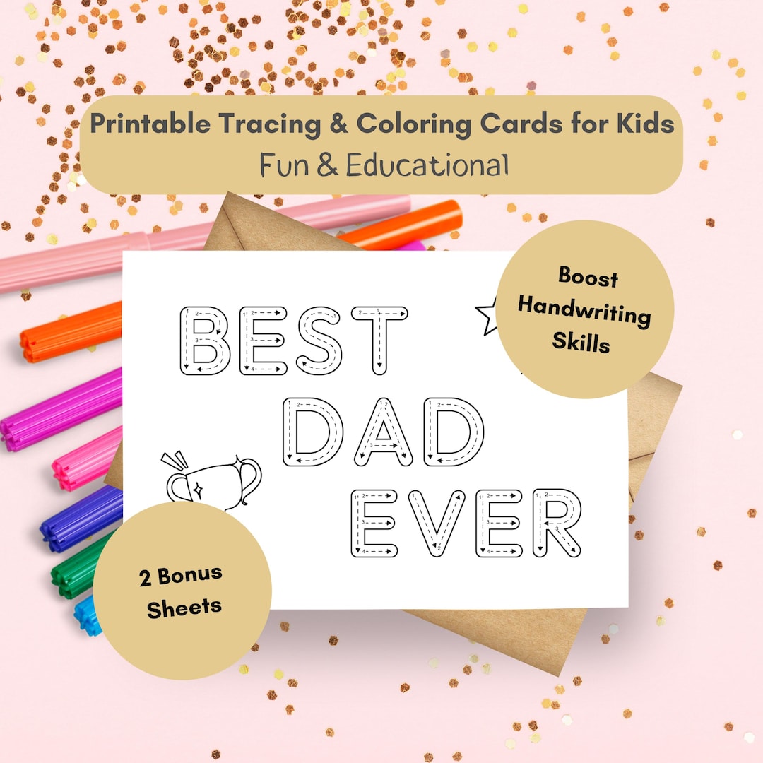 Alphabet Tracing & Handwriting Practice Card, Preschool Kindergarten ...
